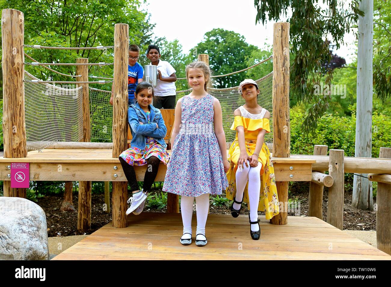 Children's Garden Royal Botanic Gardens Kew 18 may 2019 Stock Photo - Alamy
