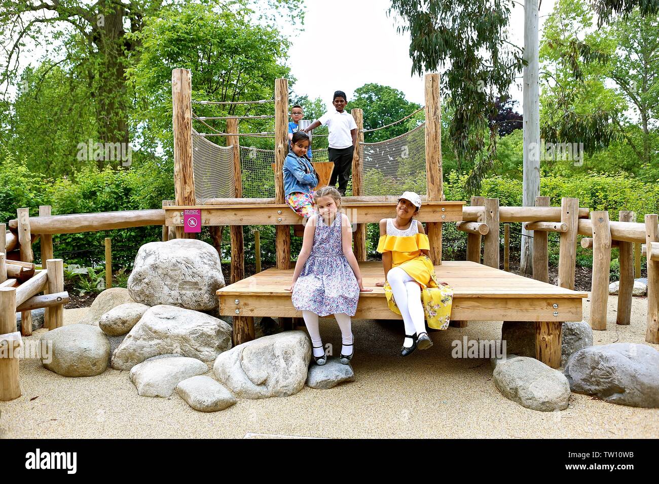 Children's Garden Royal Botanic Gardens Kew 18 may 2019 Stock Photo - Alamy