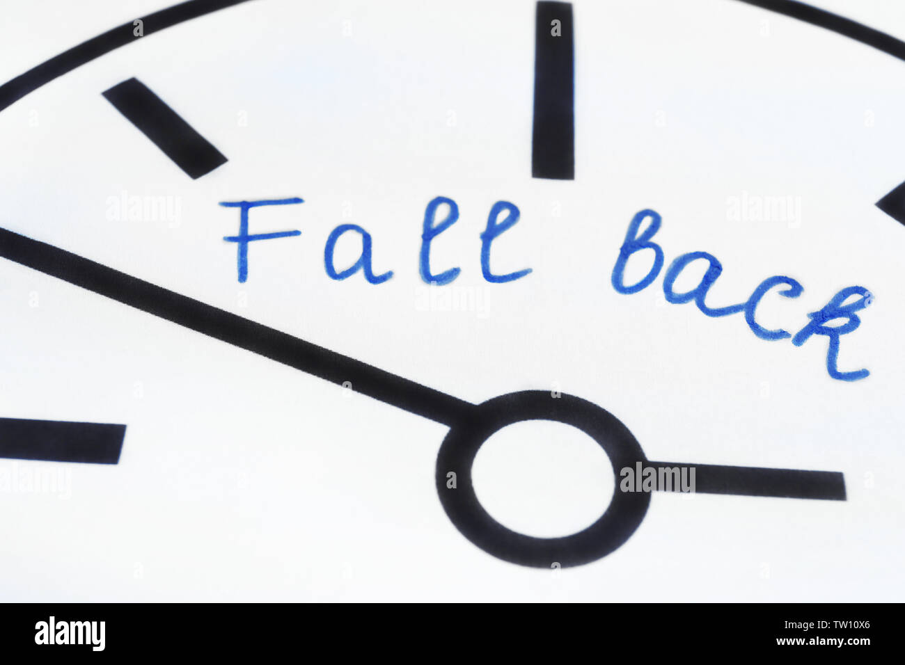 End of wintertime clock hi-res stock photography and images - Alamy