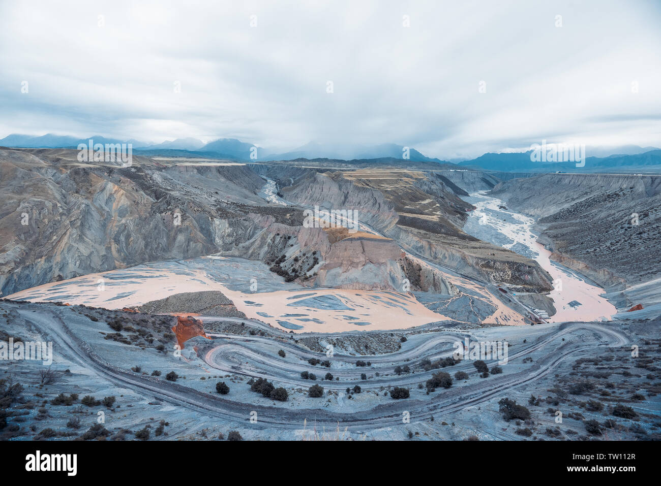 Highway panshan road scenery hi-res stock photography and images - Alamy