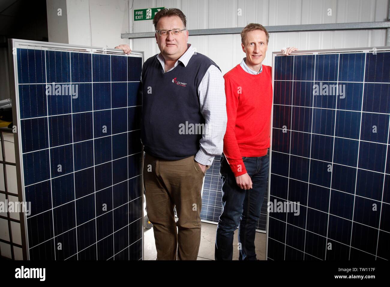 Ben Harrison, managing partner of mypower, with Neil Stott, business ...