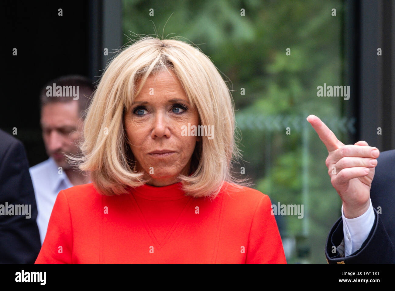 Brigitte Macron, First Lady of France Stock Photo - Alamy