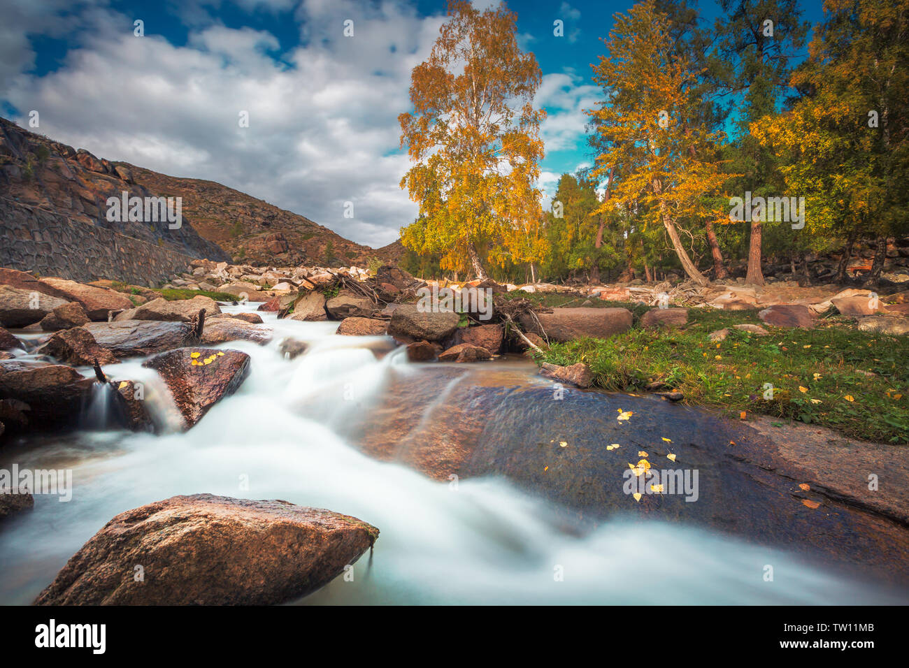 Kanas autumn color Stock Photo - Alamy
