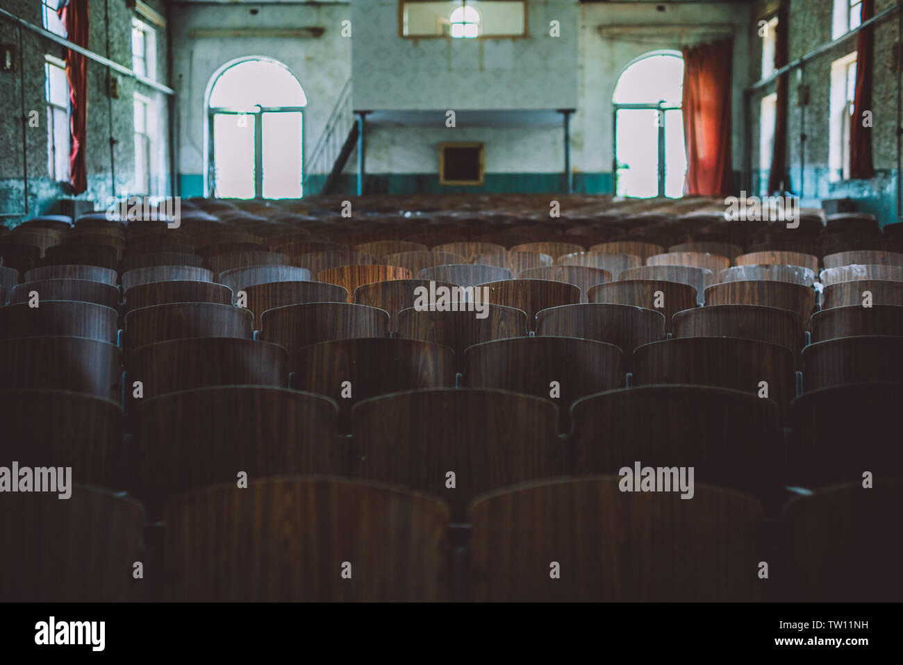 Ruins of the gear factory Stock Photo - Alamy