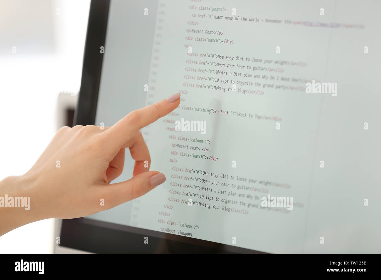 Computer pc computering monitor hi-res stock photography and images - Alamy