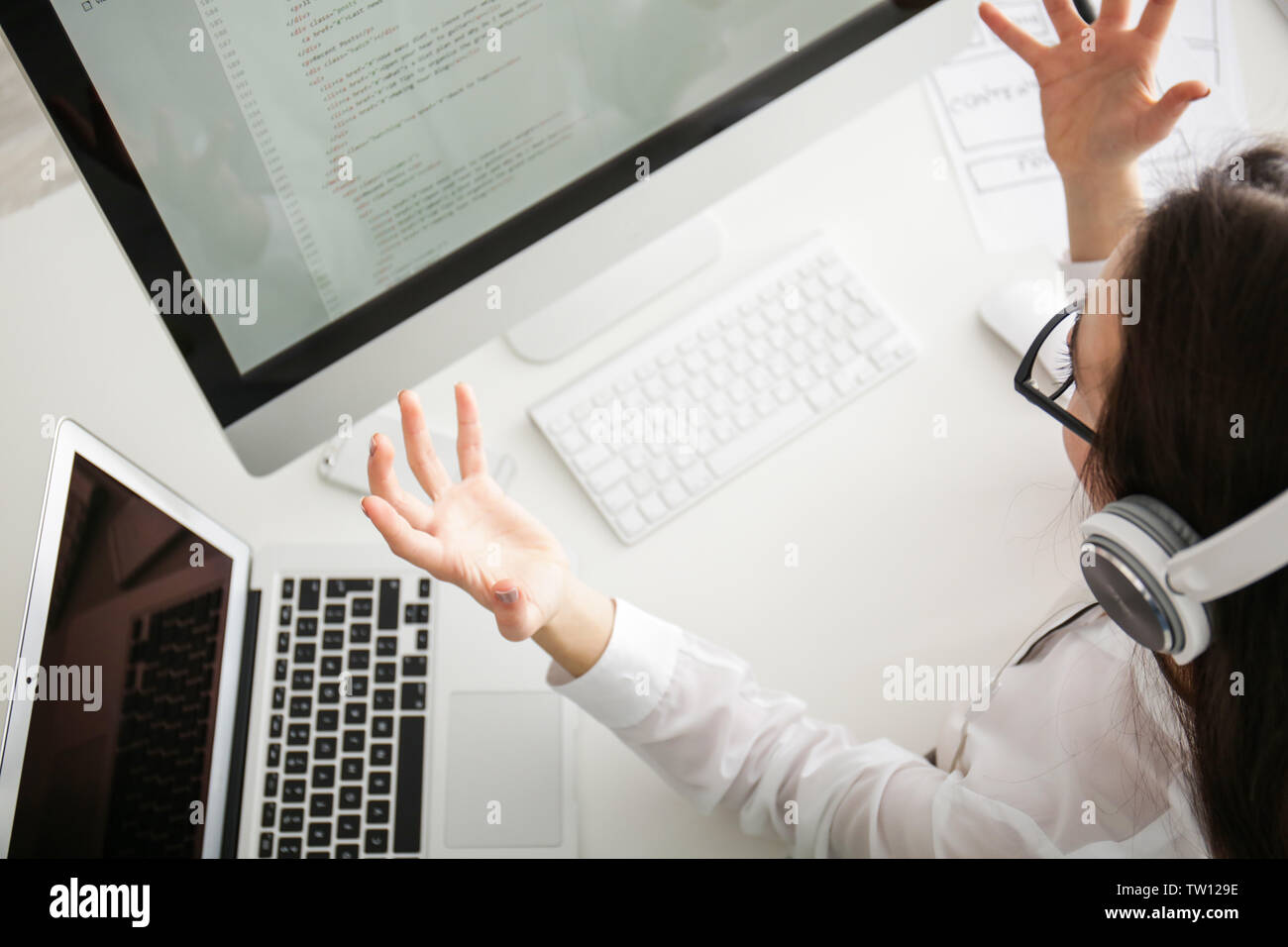 Emotional programmer hi-res stock photography and images - Alamy