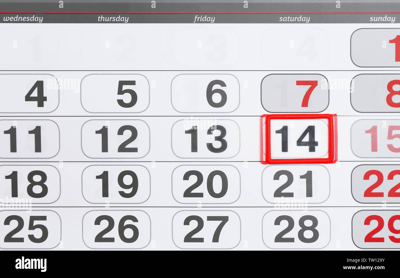 Calendar turning page hi-res stock photography and images - Alamy