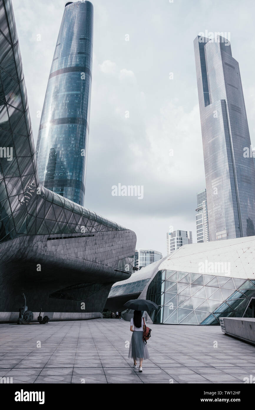 Between high-rise building Stock Photo - Alamy