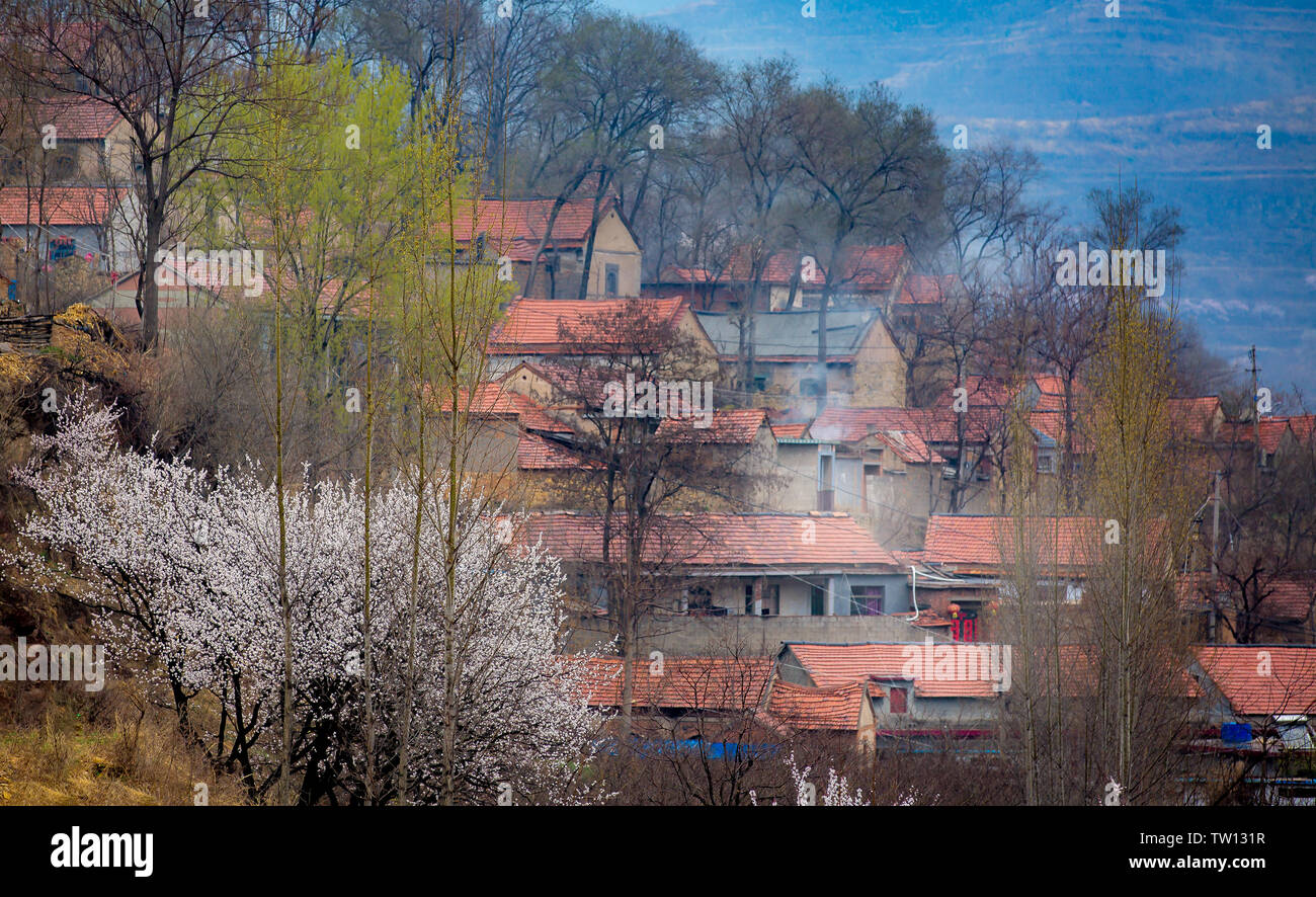 Mountain village scenery Stock Photo - Alamy