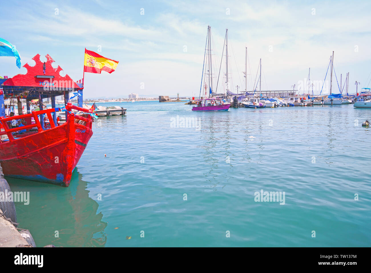 Port of pilgrimage to the land of israel hi-res stock photography and ...