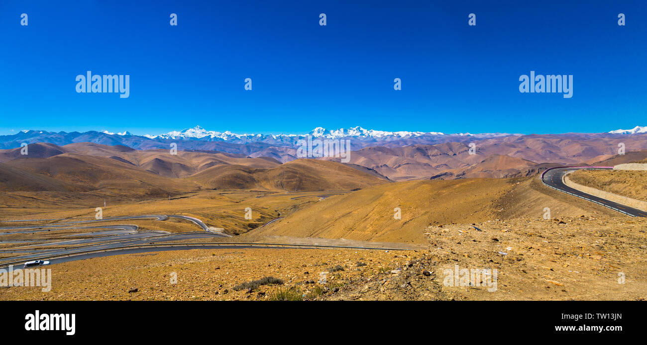 5 snow mountains above 8,000 meters Stock Photo - Alamy
