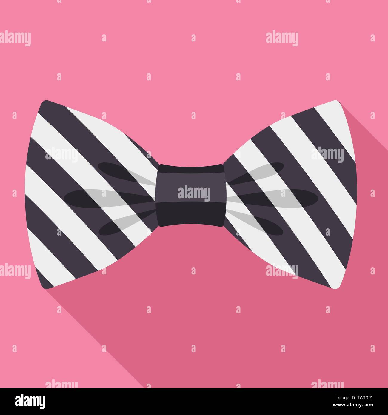 White Bow Tie Vector