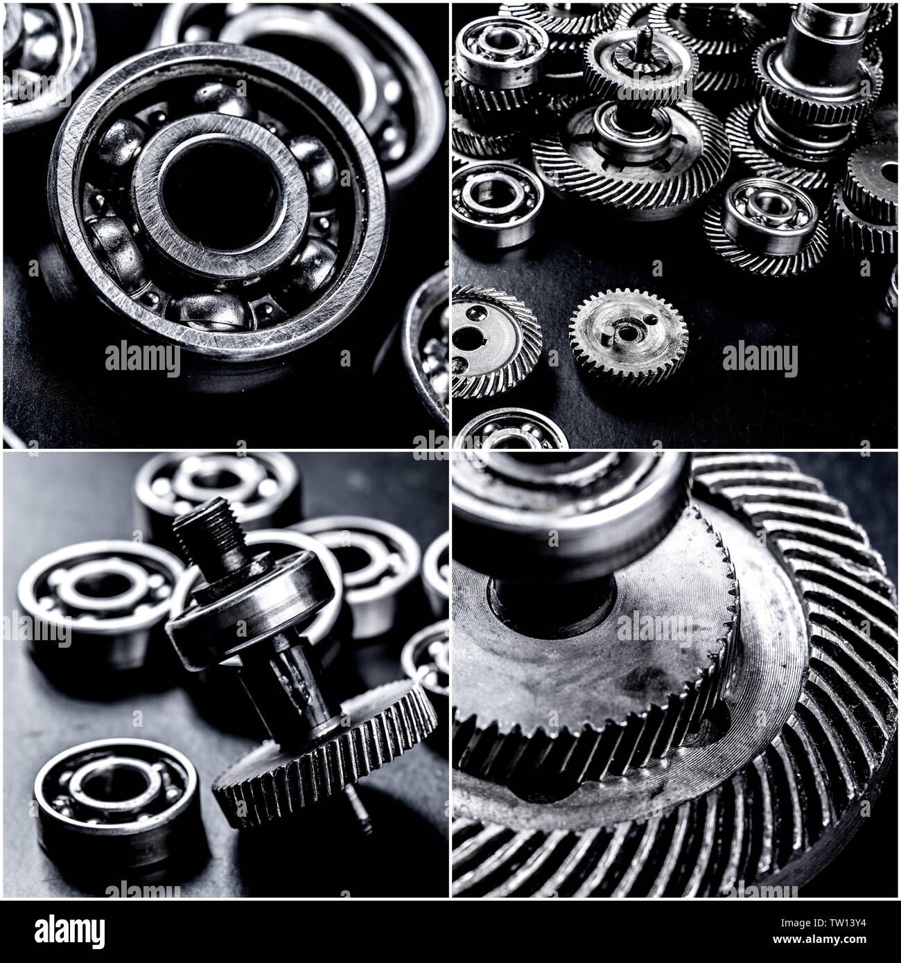 Car part collage hi-res stock photography and images - Alamy