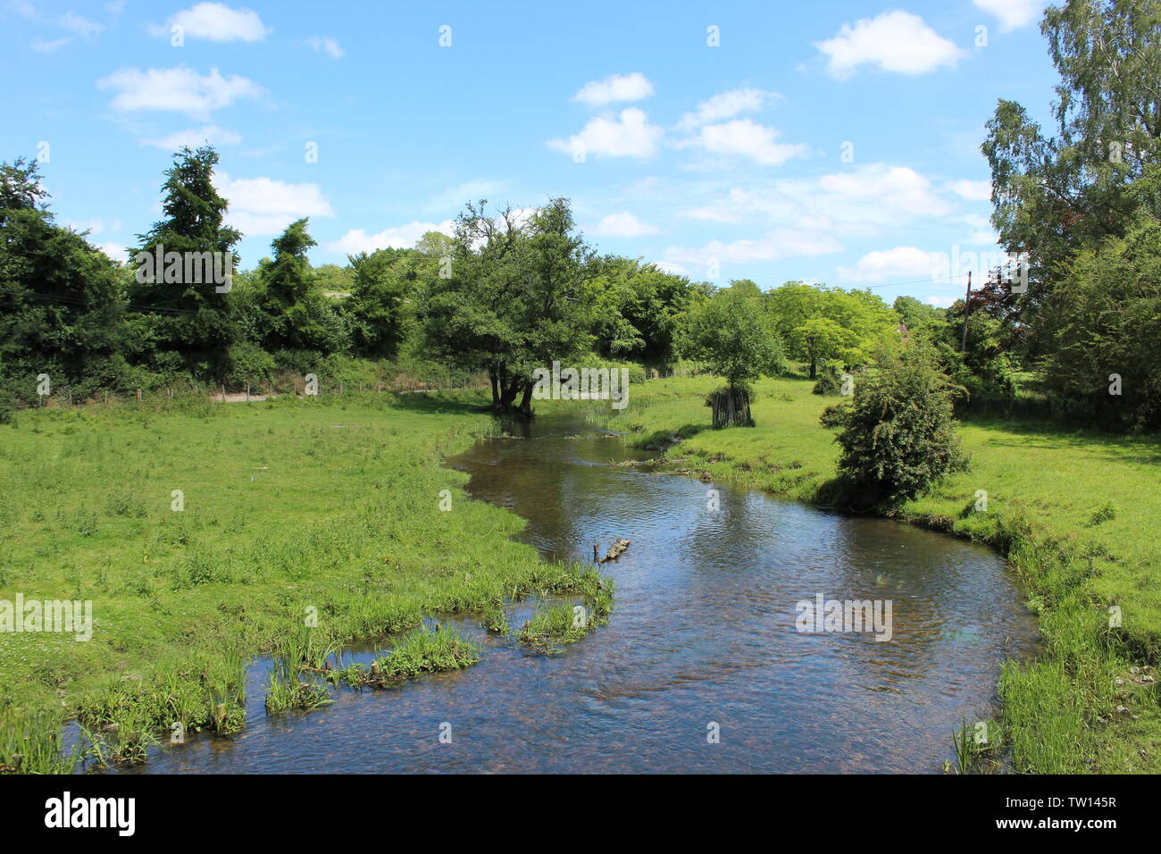 River Darent at Lullingstone Stock Photo - Alamy