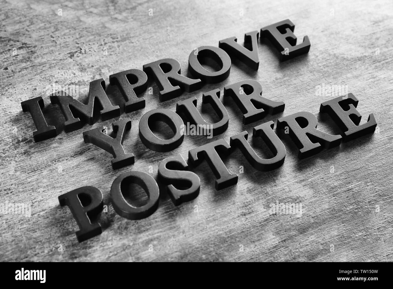 Body forming letters hi-res stock photography and images - Alamy