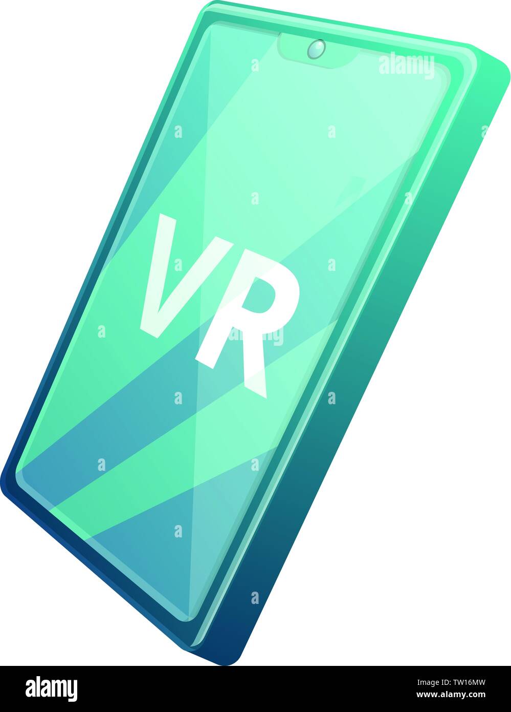 Vr tablet icon. Cartoon of vr tablet vector icon for web design ...