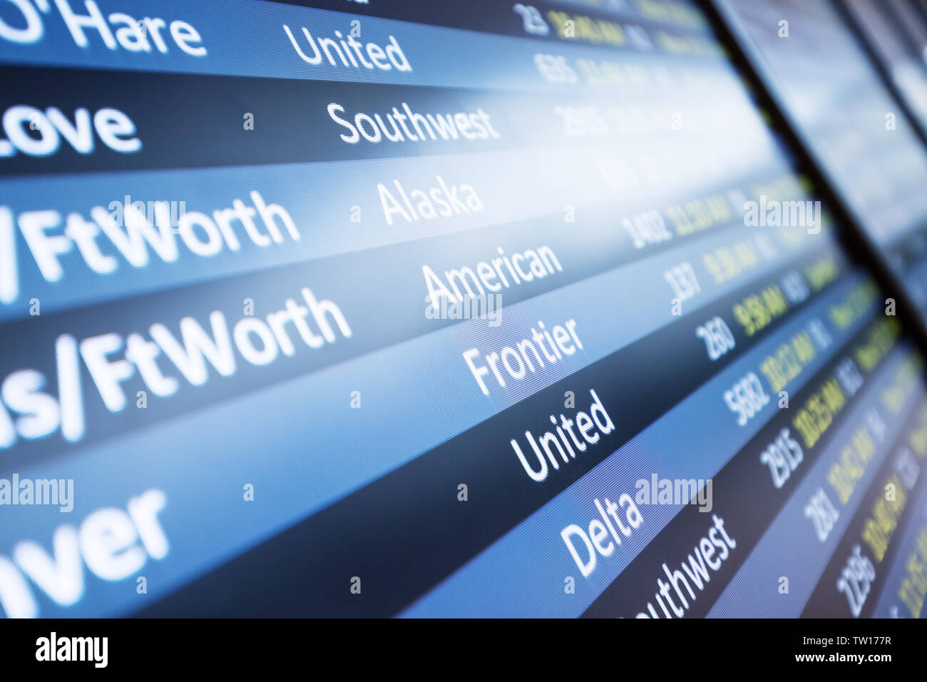 Billboard In Airport High Resolution Stock Photography and Images - Alamy
