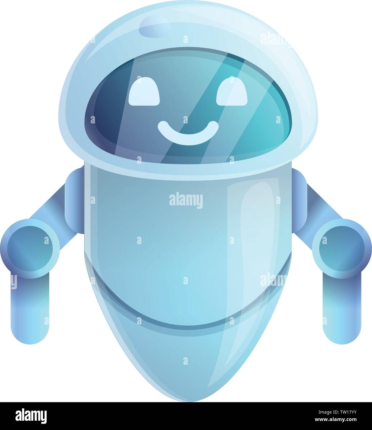 Web chatbot icon. Cartoon of web chatbot vector icon for web design ...