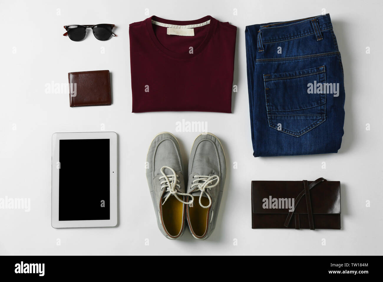 Business man clothes garment set hi-res stock photography and images ...