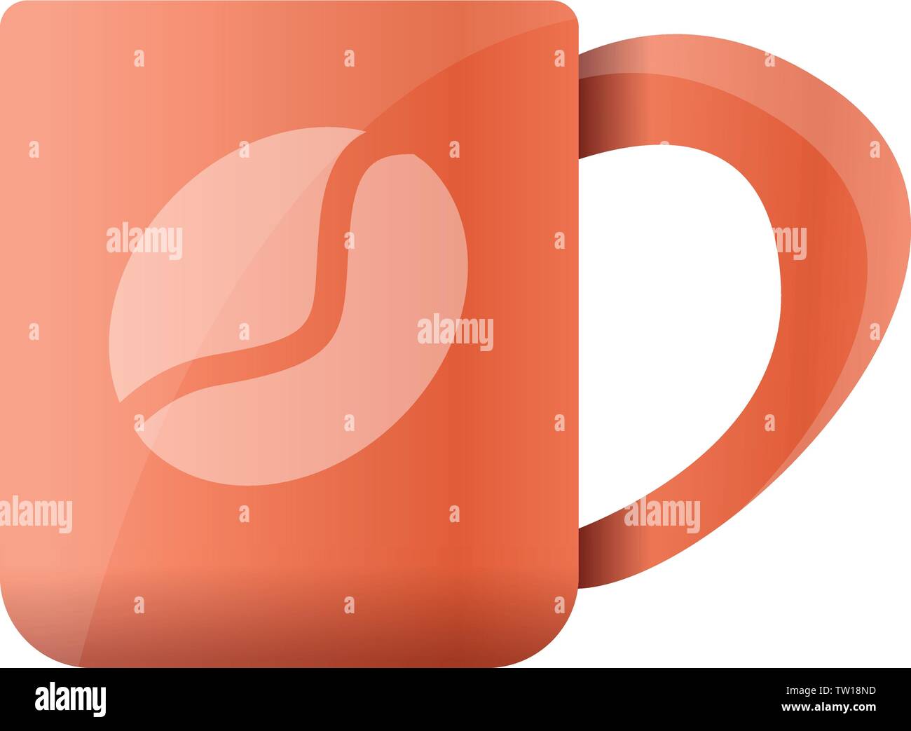 Coffee mug icon. Cartoon of coffee mug vector icon for web design ...