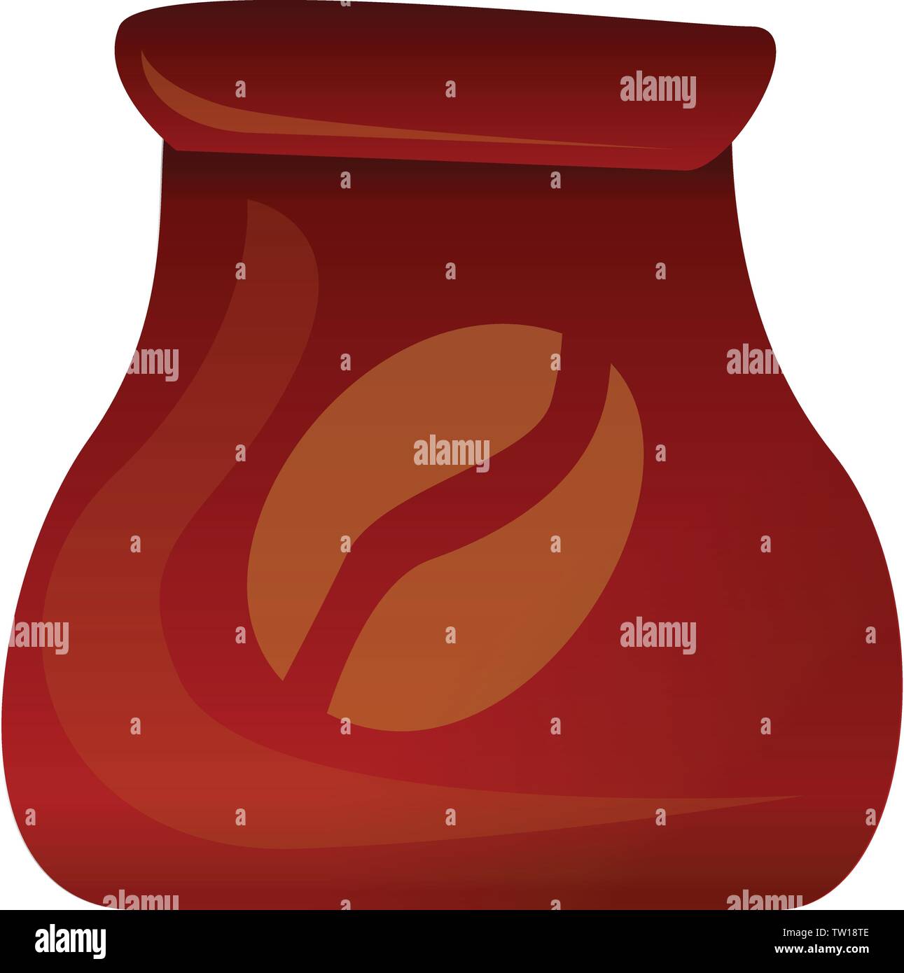 Coffee package icon. Cartoon of coffee package vector icon for web ...