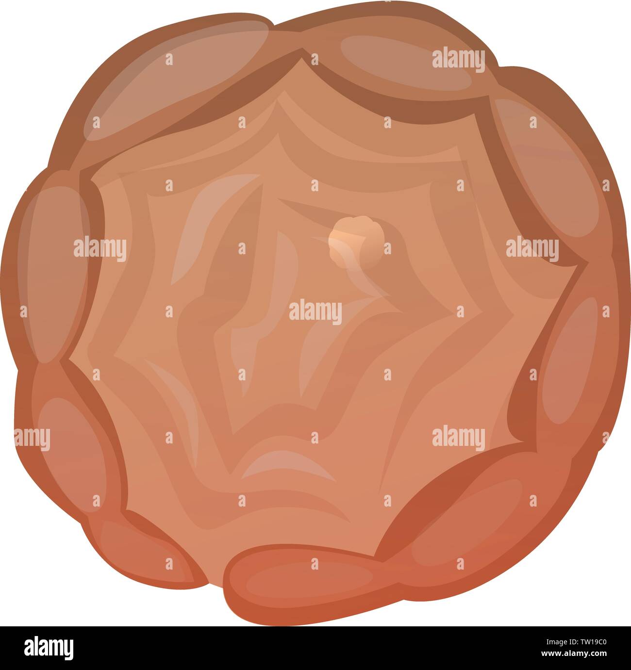 Human intestine icon. Cartoon of human intestine vector icon for web ...