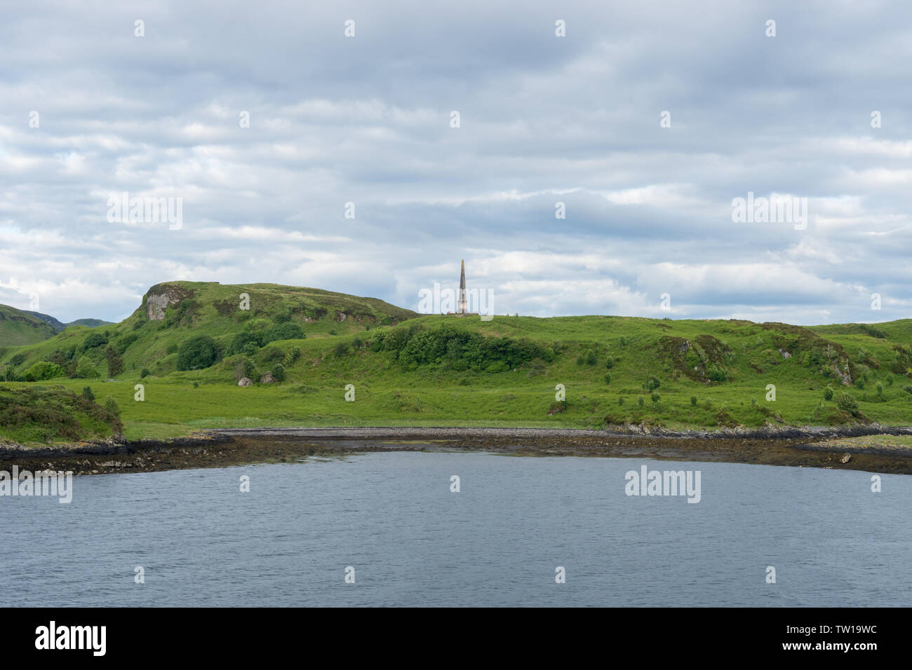 The Hutchesons Monument in the near of Oban, Scotland Stock Photo - Alamy