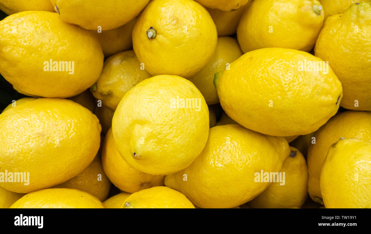 lemon fruit background Stock Photo - Alamy