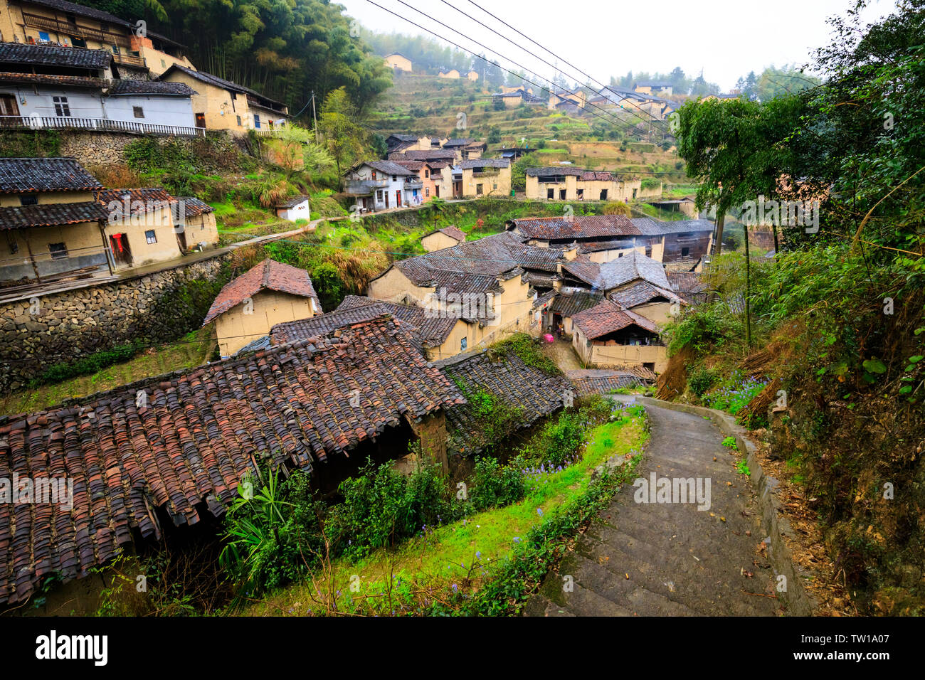 Lenggang Village, Lishui, Zhejiang Province Stock Photo - Alamy