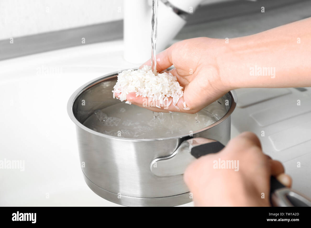 Rice under water hi-res stock photography and images - Alamy