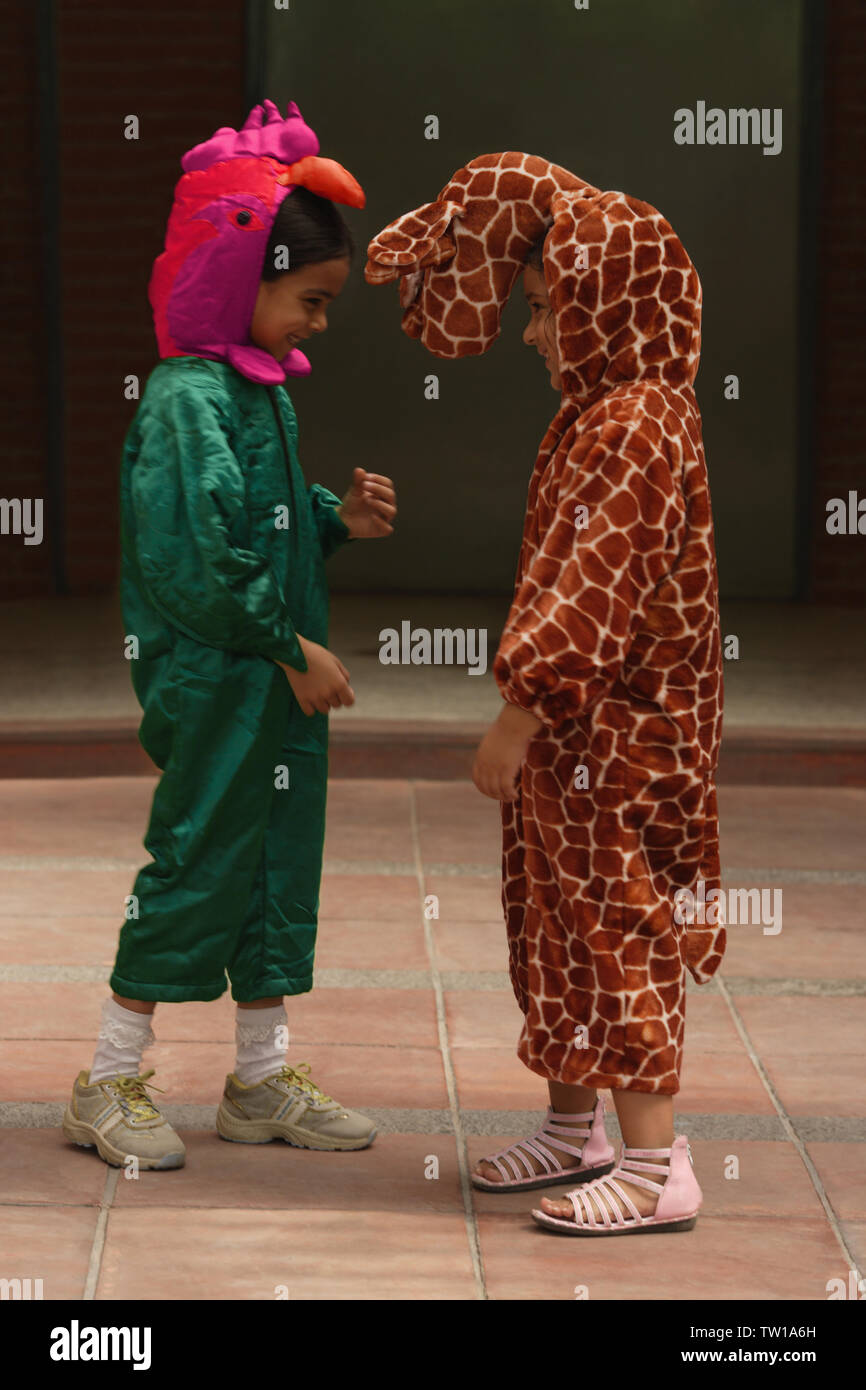 Playful schoolgirls hi-res stock photography and images - Alamy