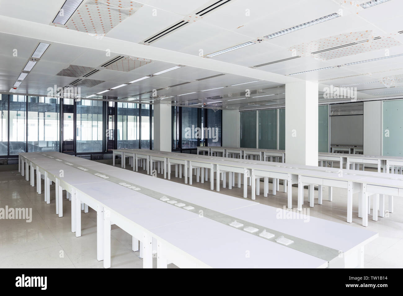 Interior of office building Stock Photo - Alamy