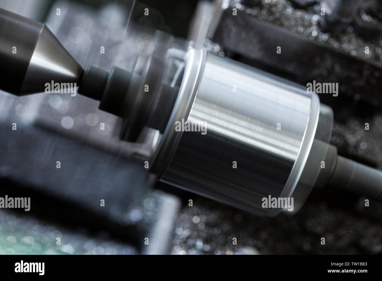 Obsolete Industry Machine working in factory Stock Photo - Alamy