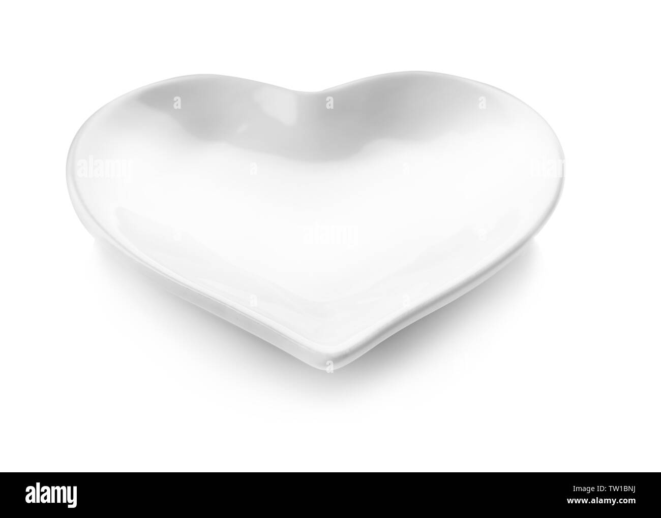 Heart on plate Black and White Stock Photos & Images - Alamy