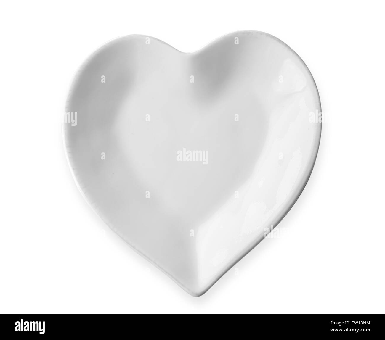 Heart on plate Black and White Stock Photos & Images - Alamy