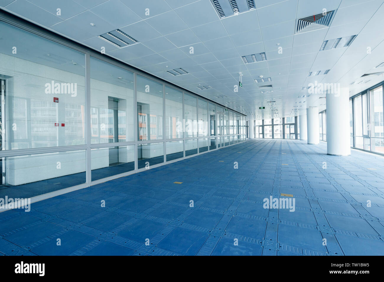 Interior of office building Stock Photo - Alamy
