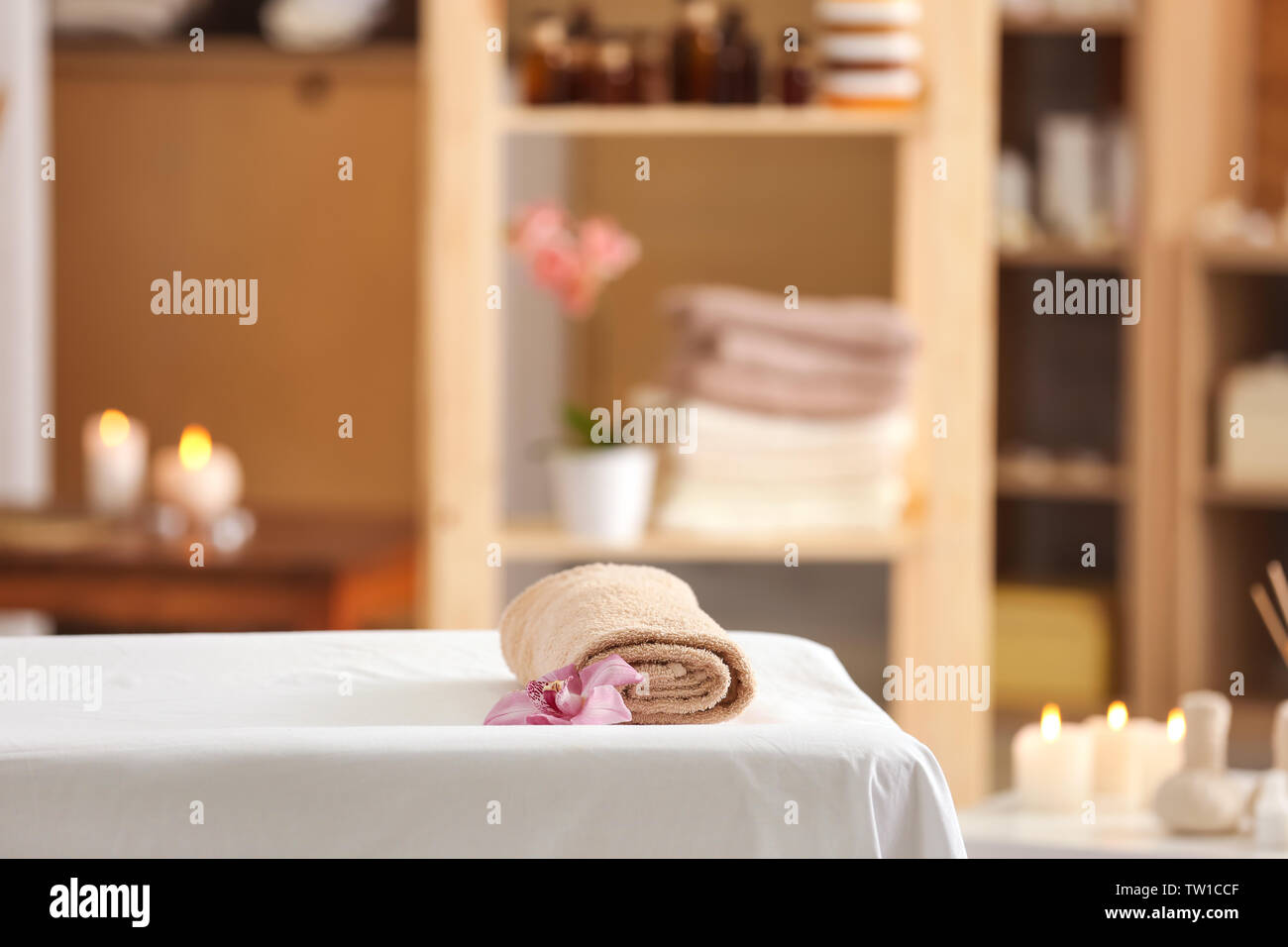 Beautiful modern massage room hi-res stock photography and images - Alamy
