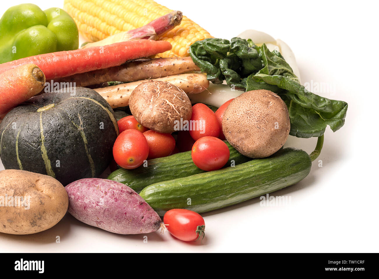 Fresh vegetable combo Stock Photo - Alamy