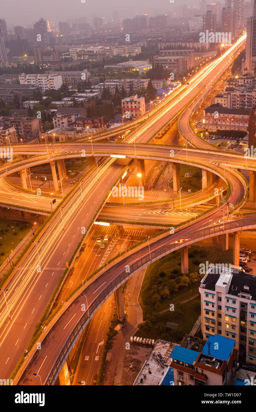 City dusk model and fast city streets hi-res stock photography and ...