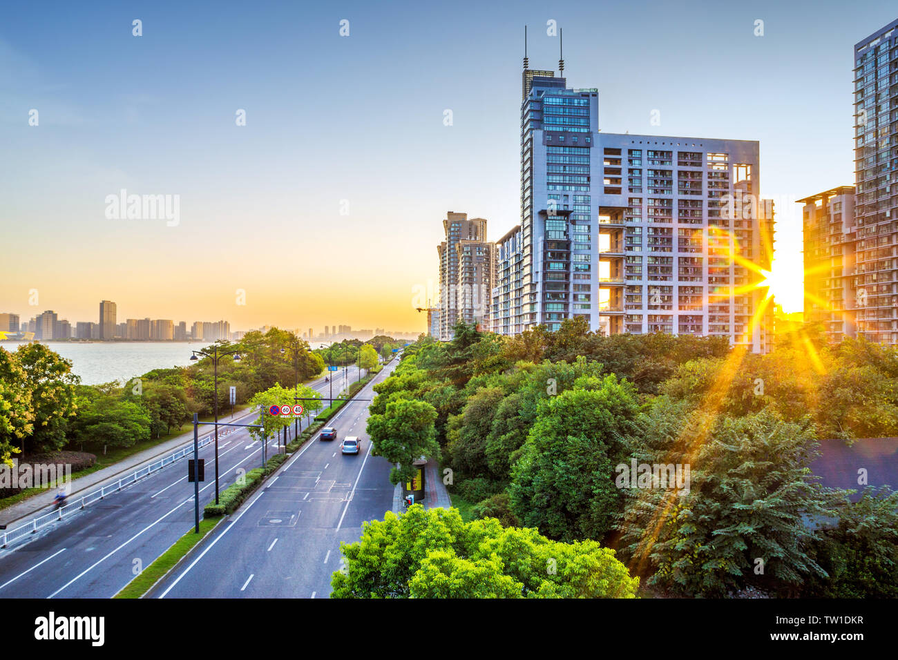 Tourism skyline no one is modern roads hi-res stock photography and ...