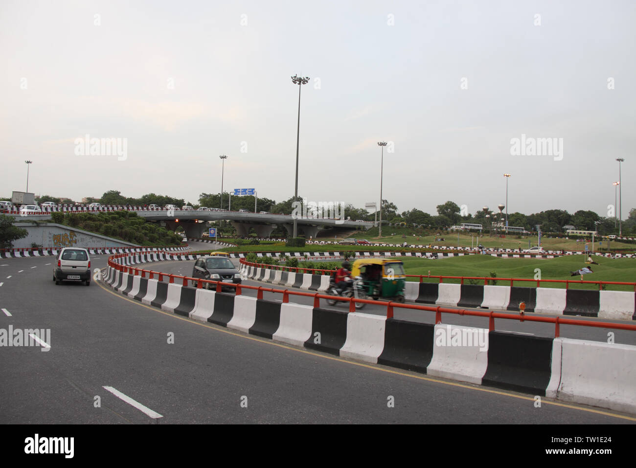 Cars on the road, New Delhi, India Stock Photo - Alamy