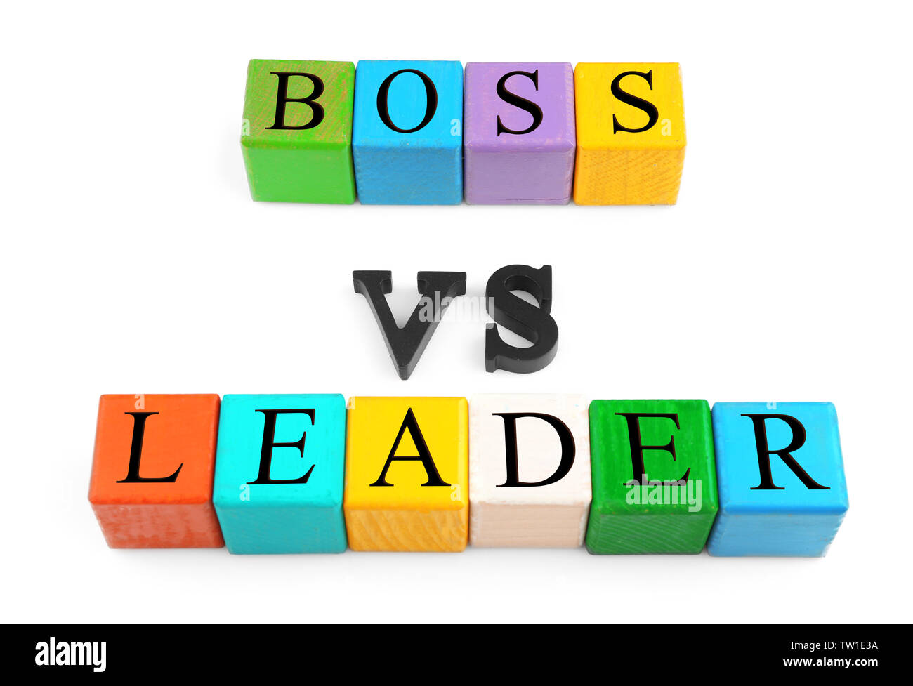 Boss vs leader Cut Out Stock Images & Pictures - Alamy