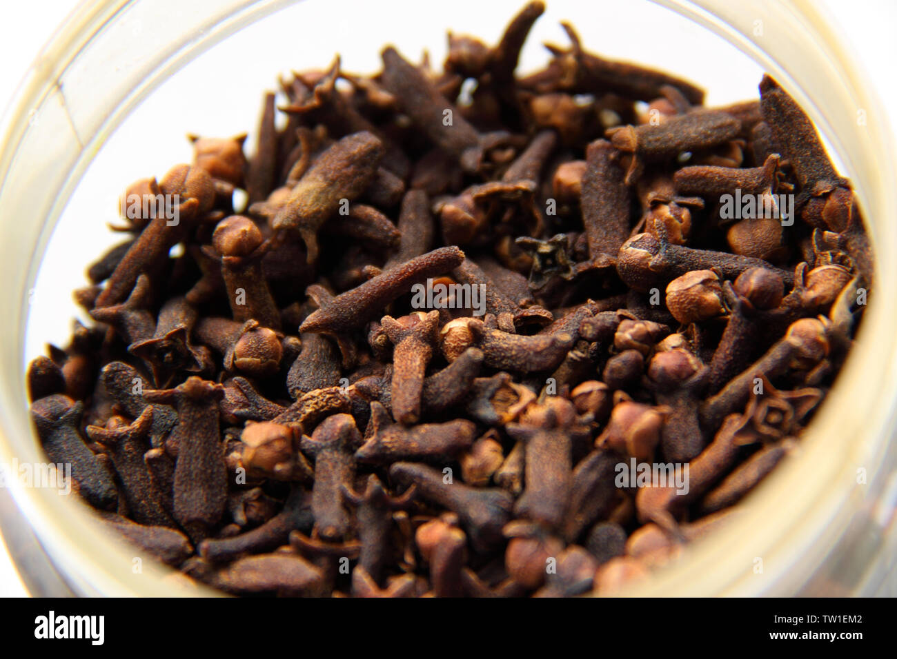 Close up of cloves in a jar Stock Photo - Alamy