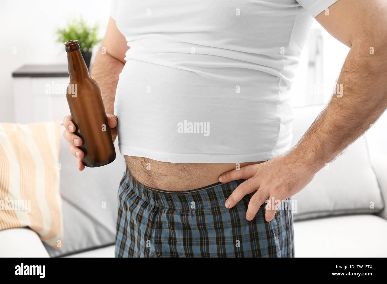 Beer Belly Man Stuck In Drain