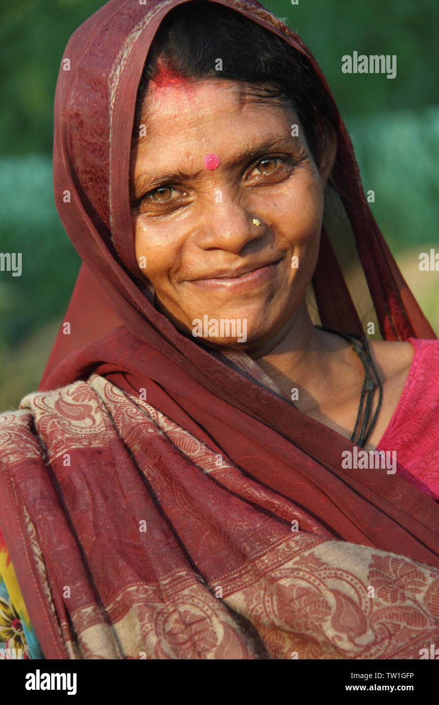 Portrait of a rural woman Stock Photo - Alamy