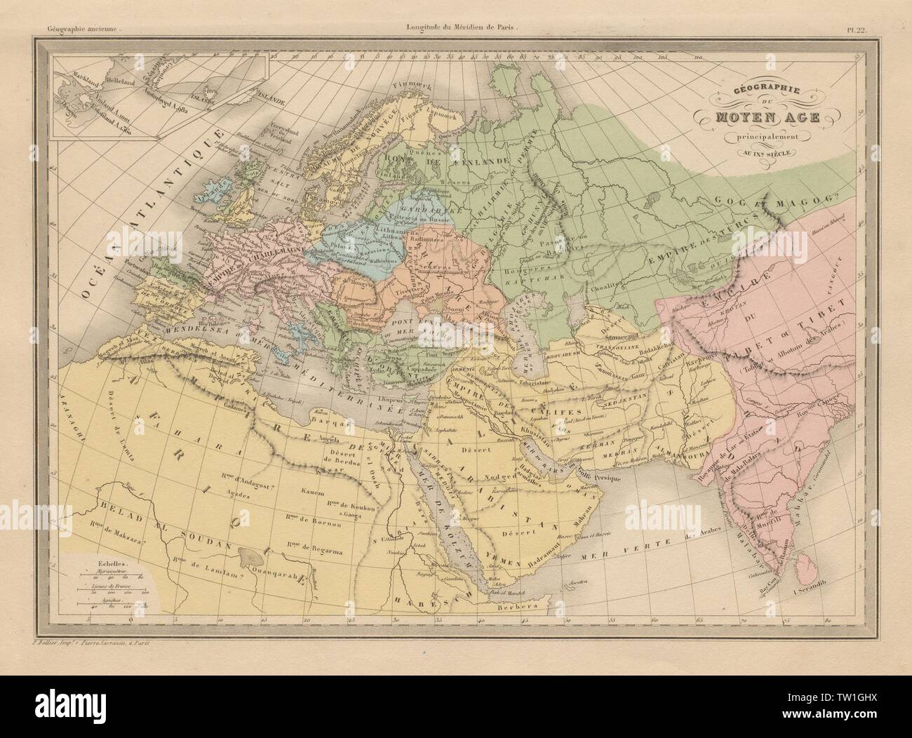 Middle ages world map hi-res stock photography and images - Alamy