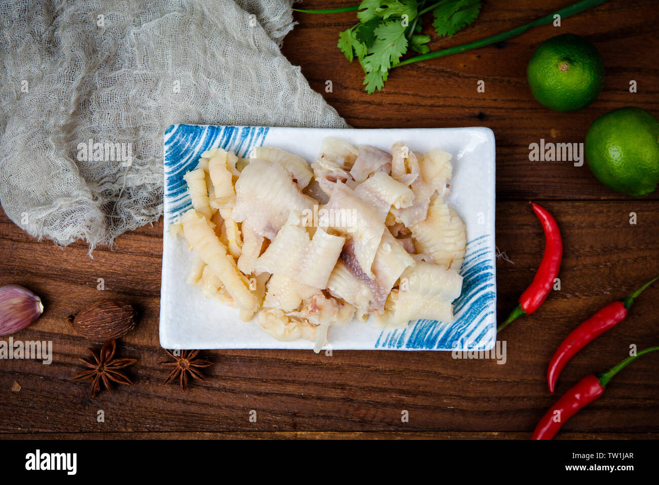 Sichuan cuisine, boneless phoenix claws Stock Photo - Alamy