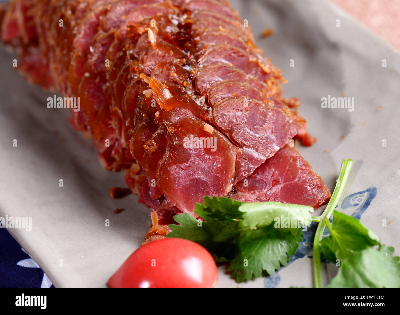 Cold vegetable meat Stock Photo - Alamy