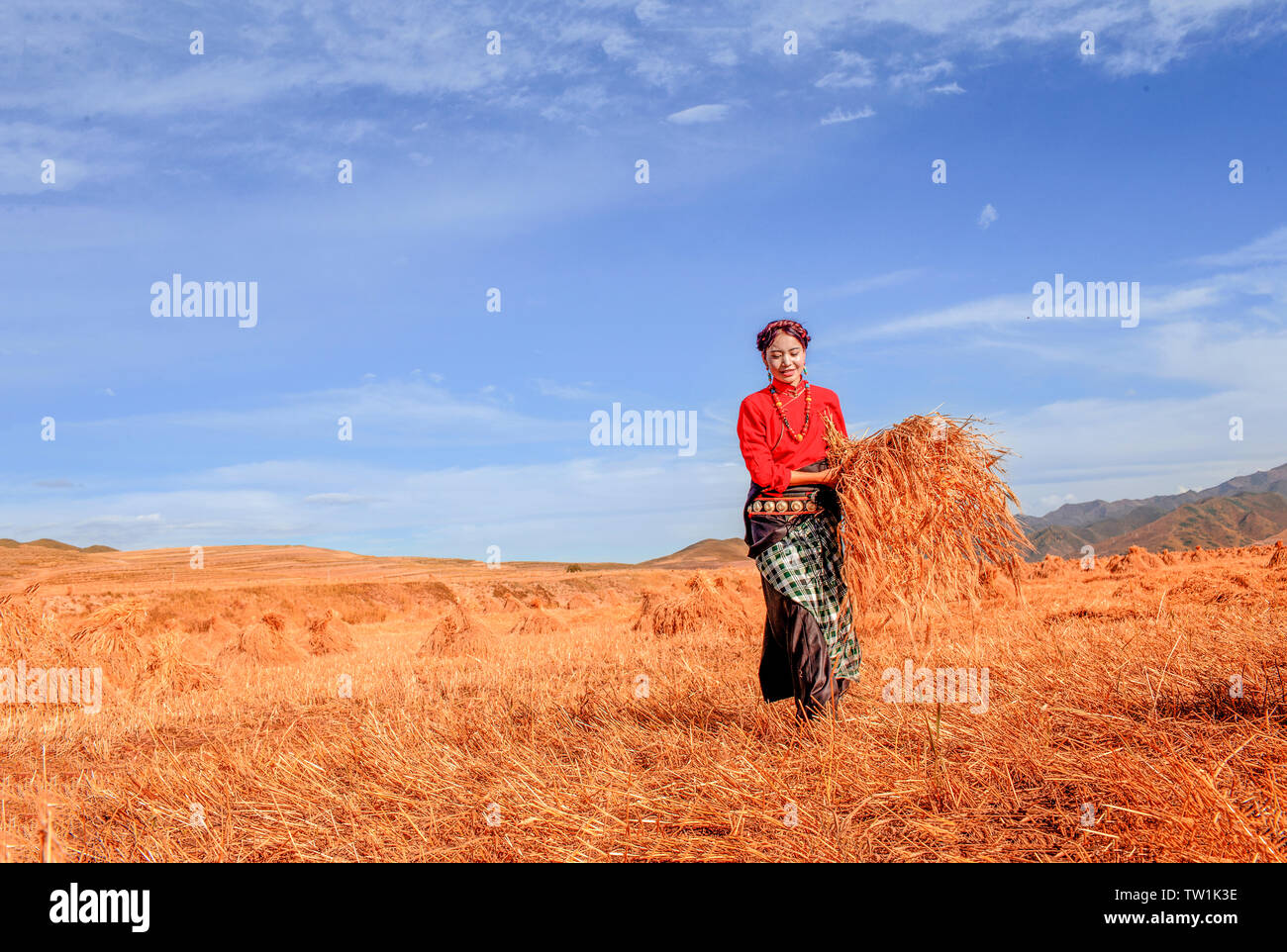 Gannan folk customs, humanistic scenery prairie monastery beautiful ...