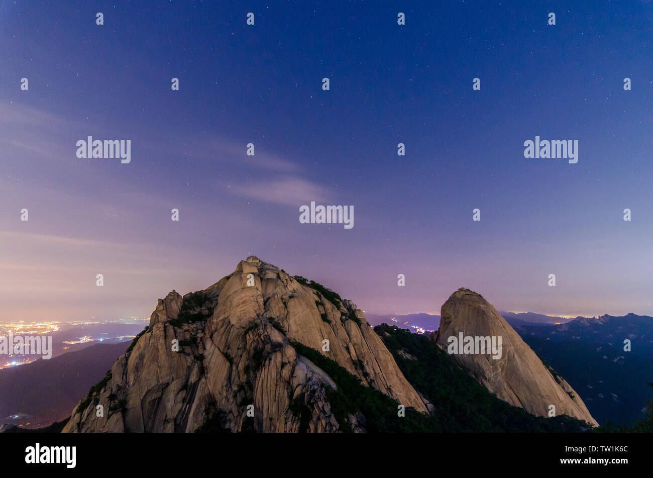 Seoul bukhansan mountain hi-res stock photography and images - Alamy
